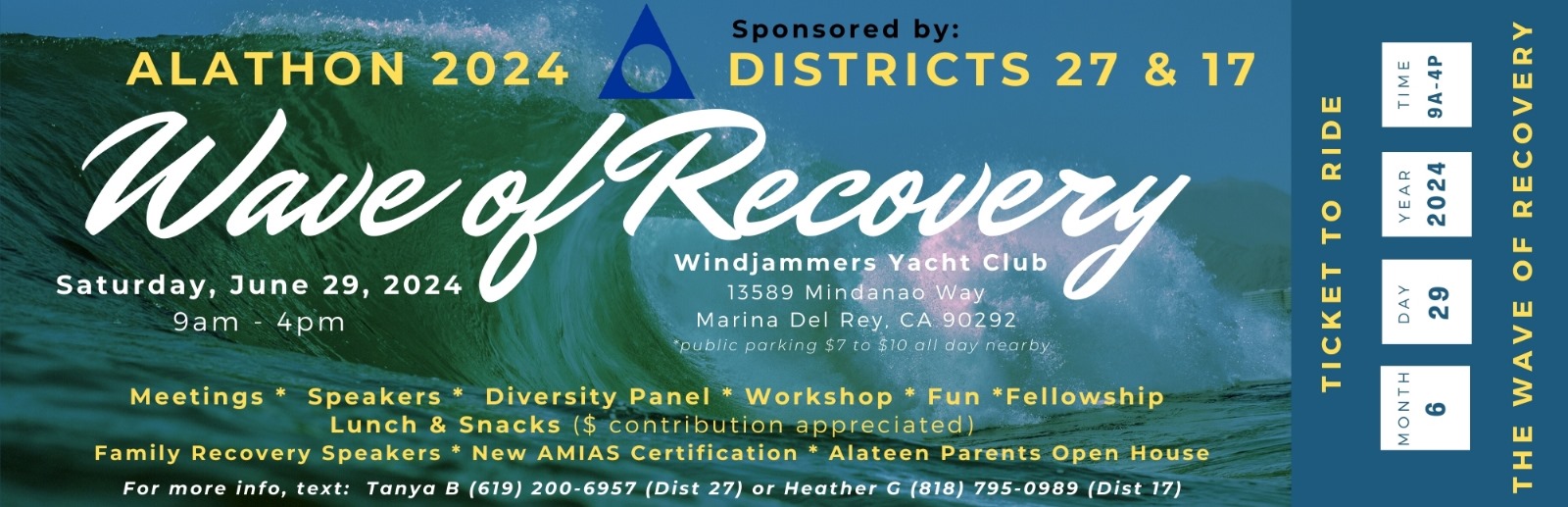 Wave of Recovery – Alathon - Al-Anon/Alateen Ventura County