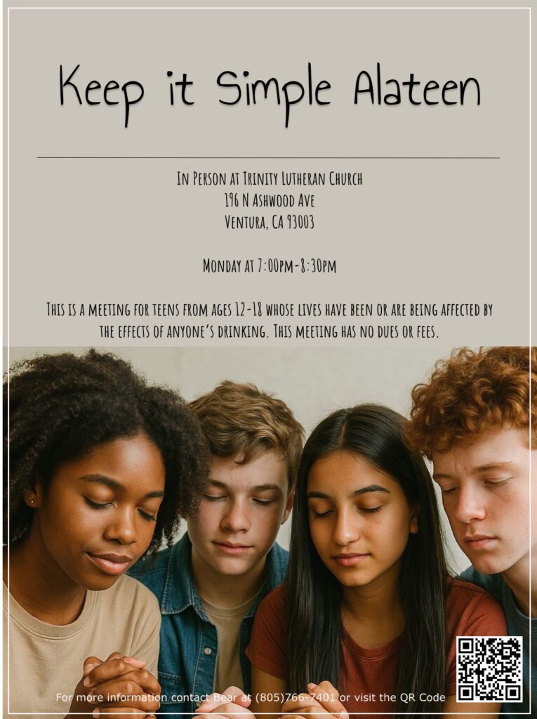 Keep it Simple - Alateen Young Persons Meeting - Al-Anon/Alateen ...